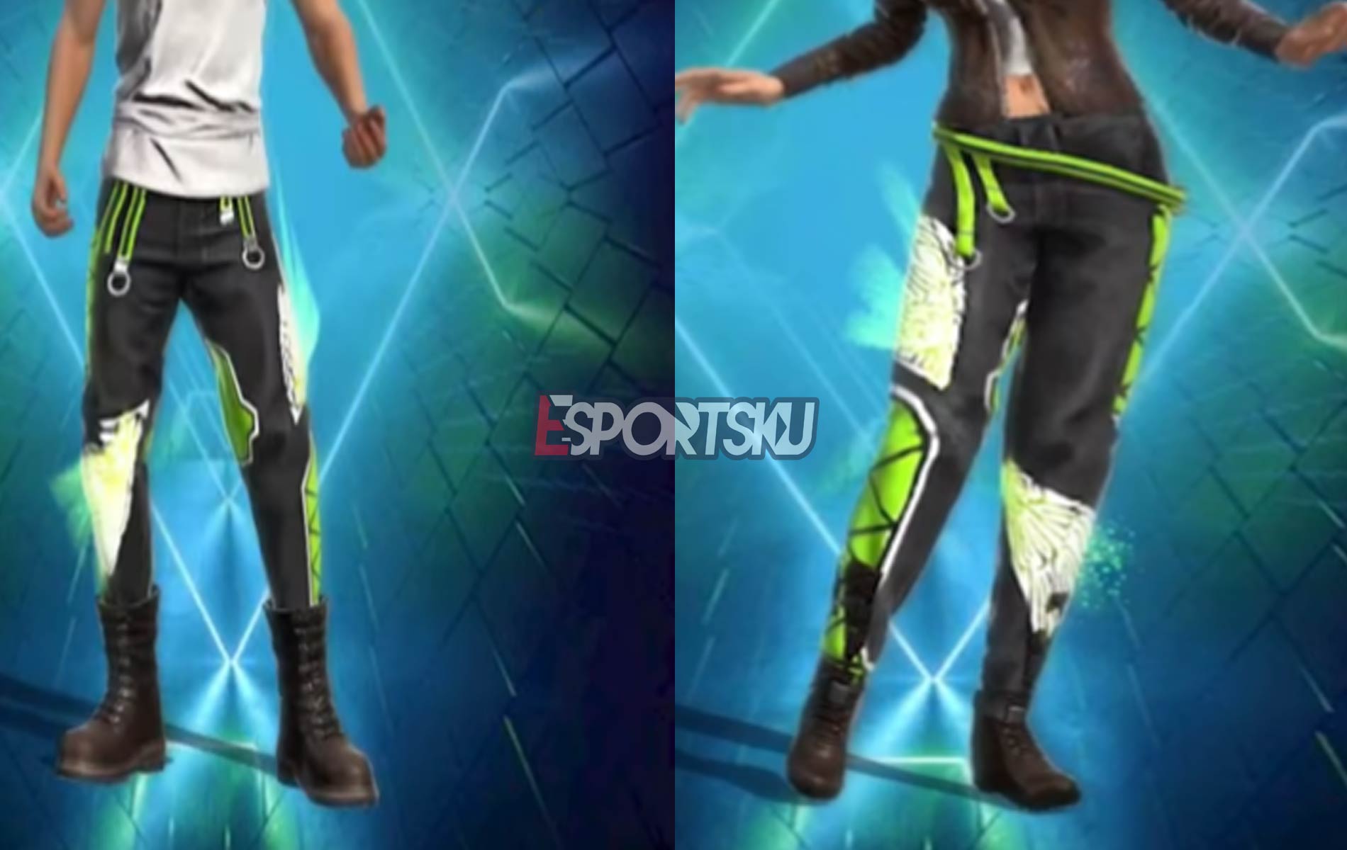 5 Cara Dapatkan Skin Celana Flourescent dan Luminescent Angelic Free ...