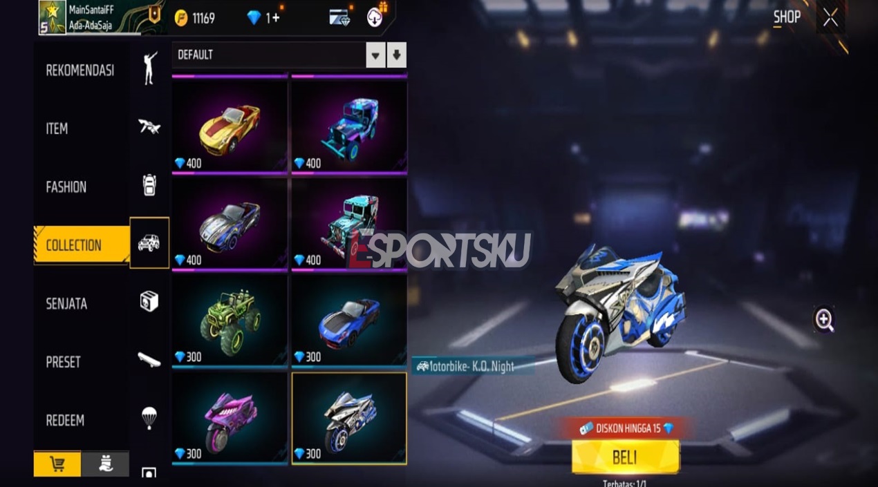 Tutorial Lengkap Klaim Skin Motorbike Aura of Chaos FF Sekarang Juga ...