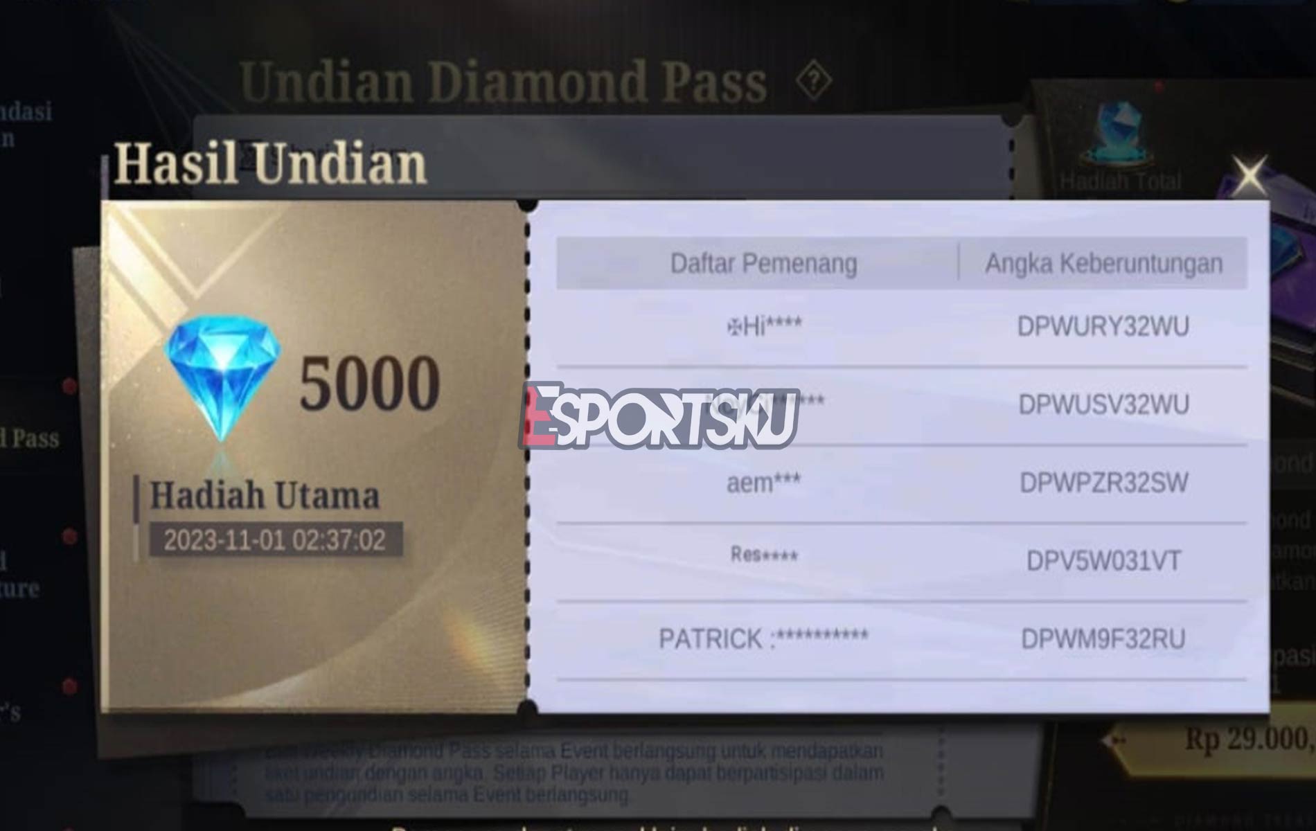 5 Cara Ikutan Undian Diamond Pass Mobile Legends (ML) – Esportsku