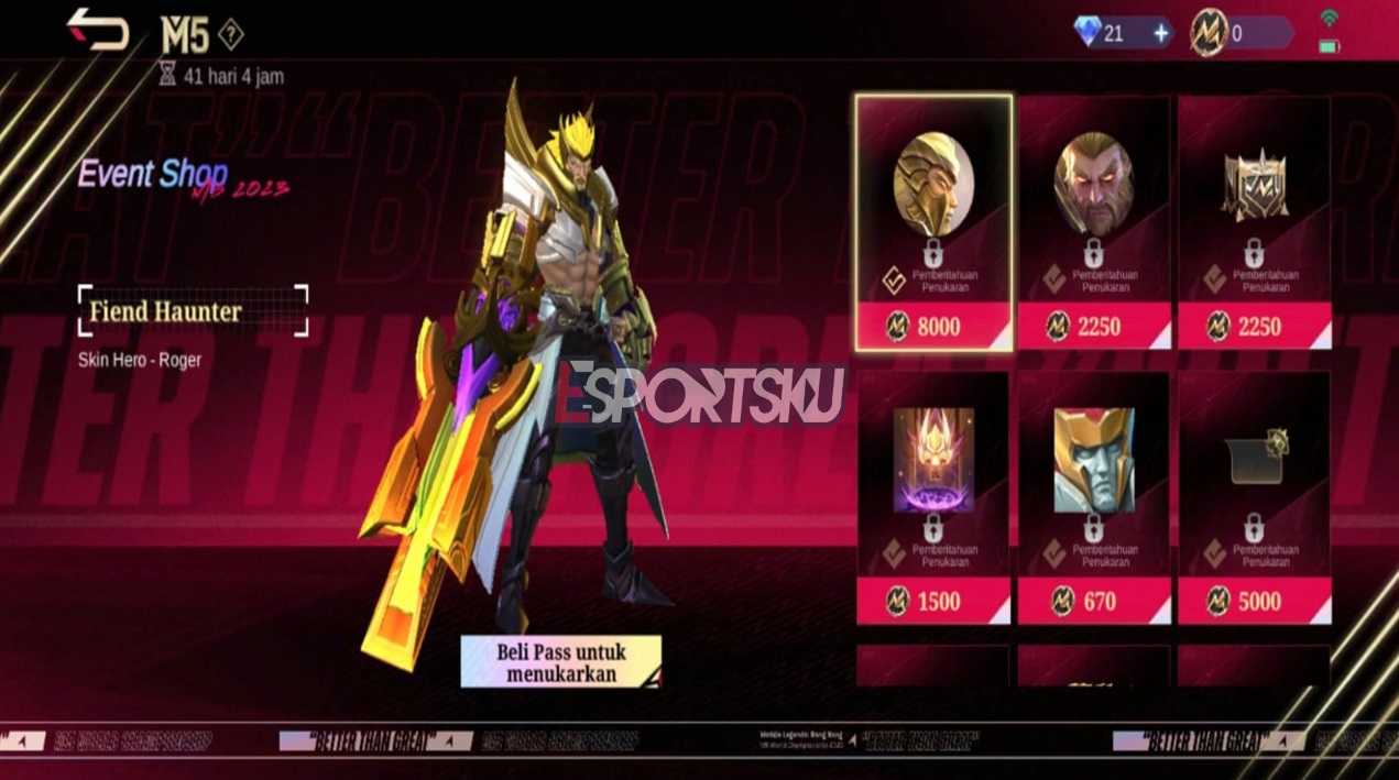 5 Cara Membuka M Pass Event Shop Mobile Legends (ML) – Esportsku