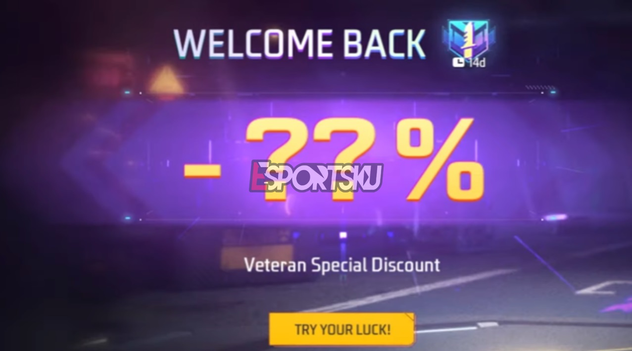 Event Veteran Special Free Fire (FF), Mirip Mystery Shop! – Esportsku