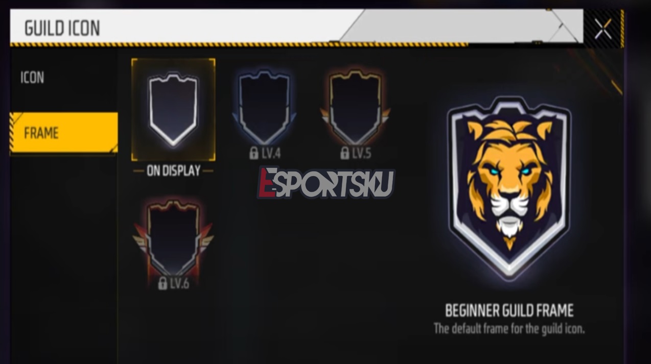 Guild Frame Free Fire (FF), Tunjukan Kekuasaanmu! – Esportsku