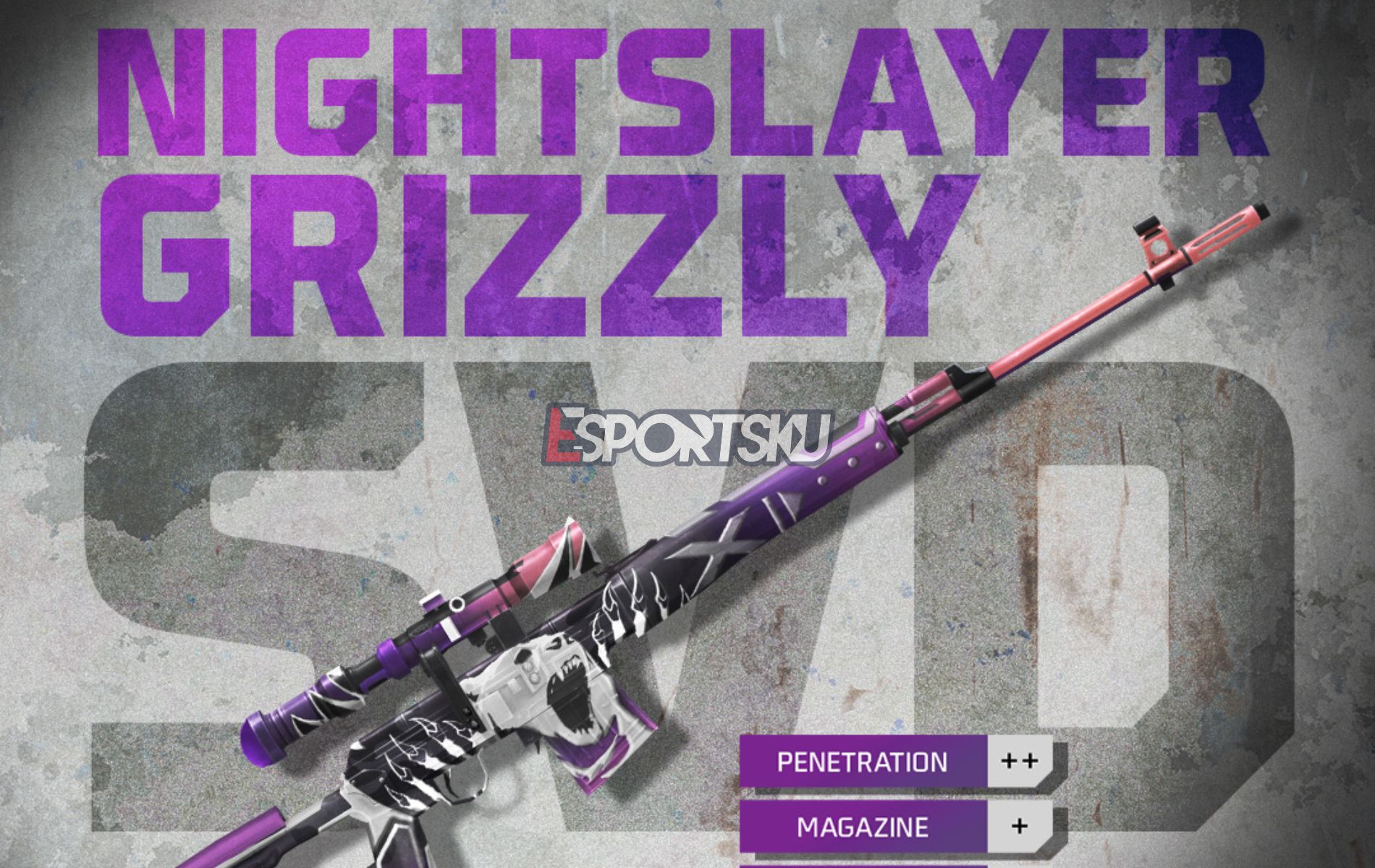 Cara Dapatkan Skin SVD Titanium Frozen Free Fire (FF) – Esportsku