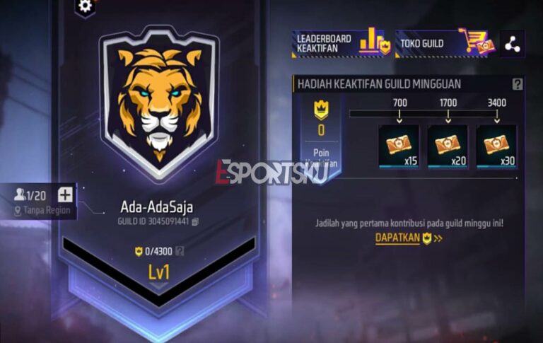 5 Tips Membuka Logo Guild Master Free Fire (FF) – Esportsku