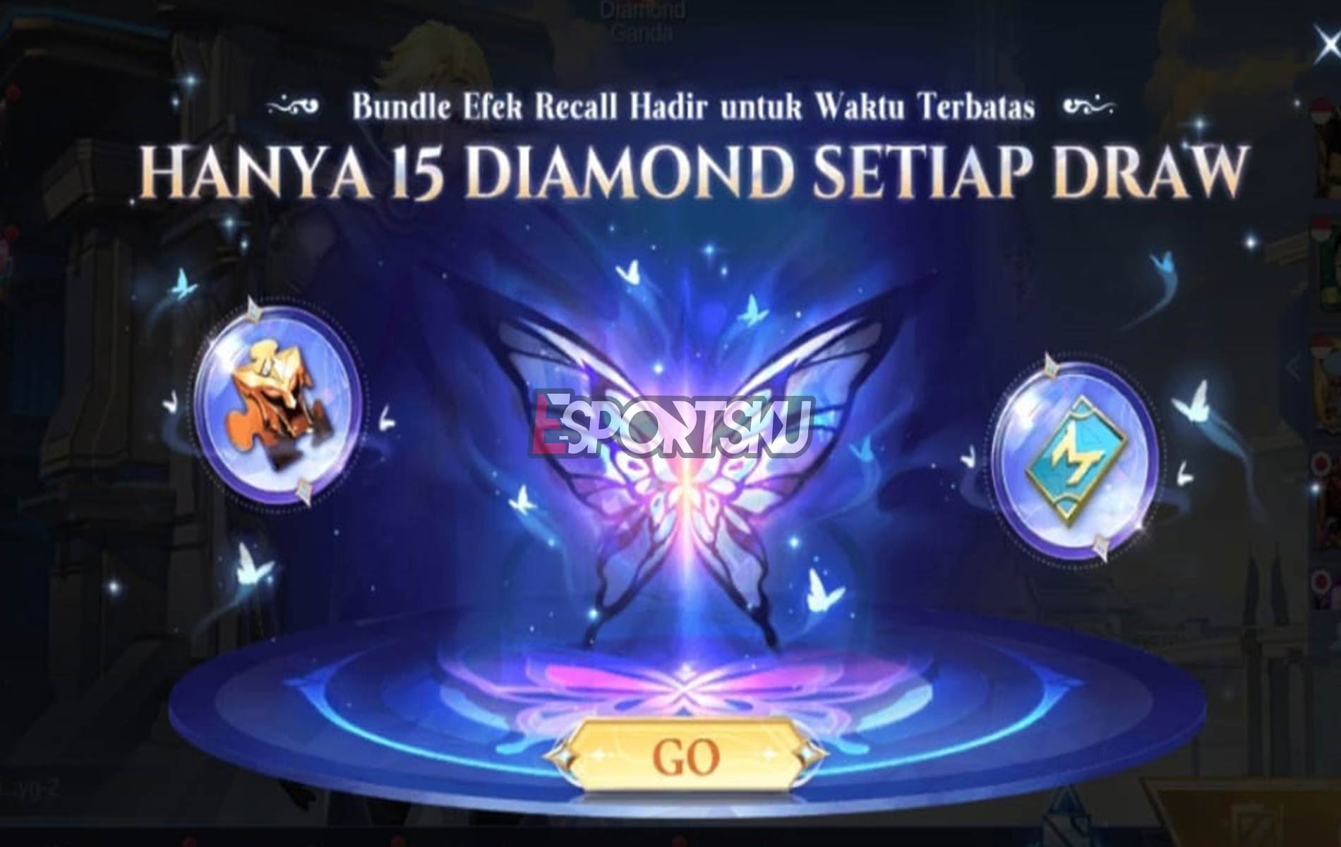 Total Diamond Efek Recall Ethereal Butterfly Mobile Legends (ML ...