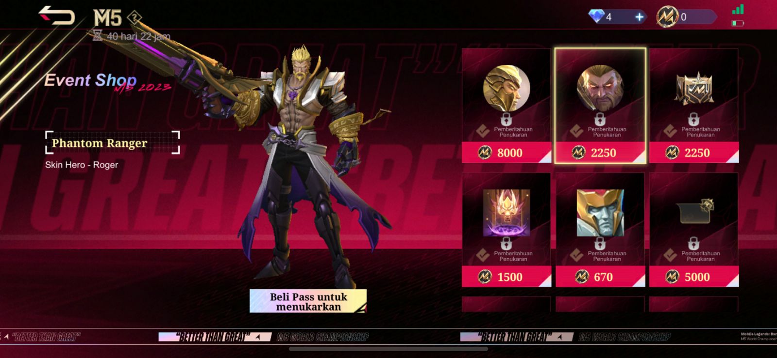 Ada Skin Tambahan di M5 Battle Pass? Inilah Skin Tambahan Mobile ...