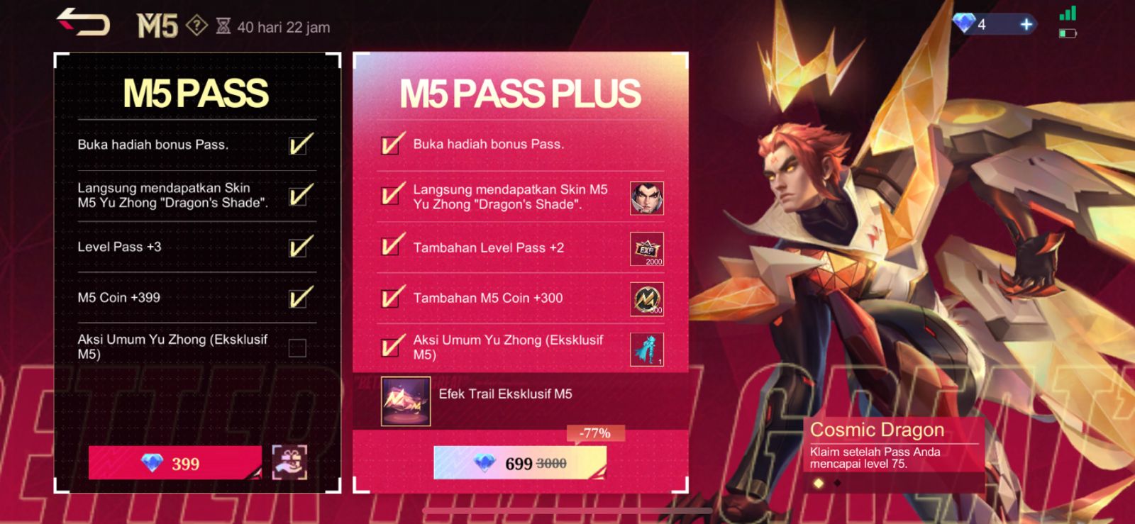 Berapa Diamond Harga M5 Battle Pass 2023 Mobile Legends ML? – Esportsku