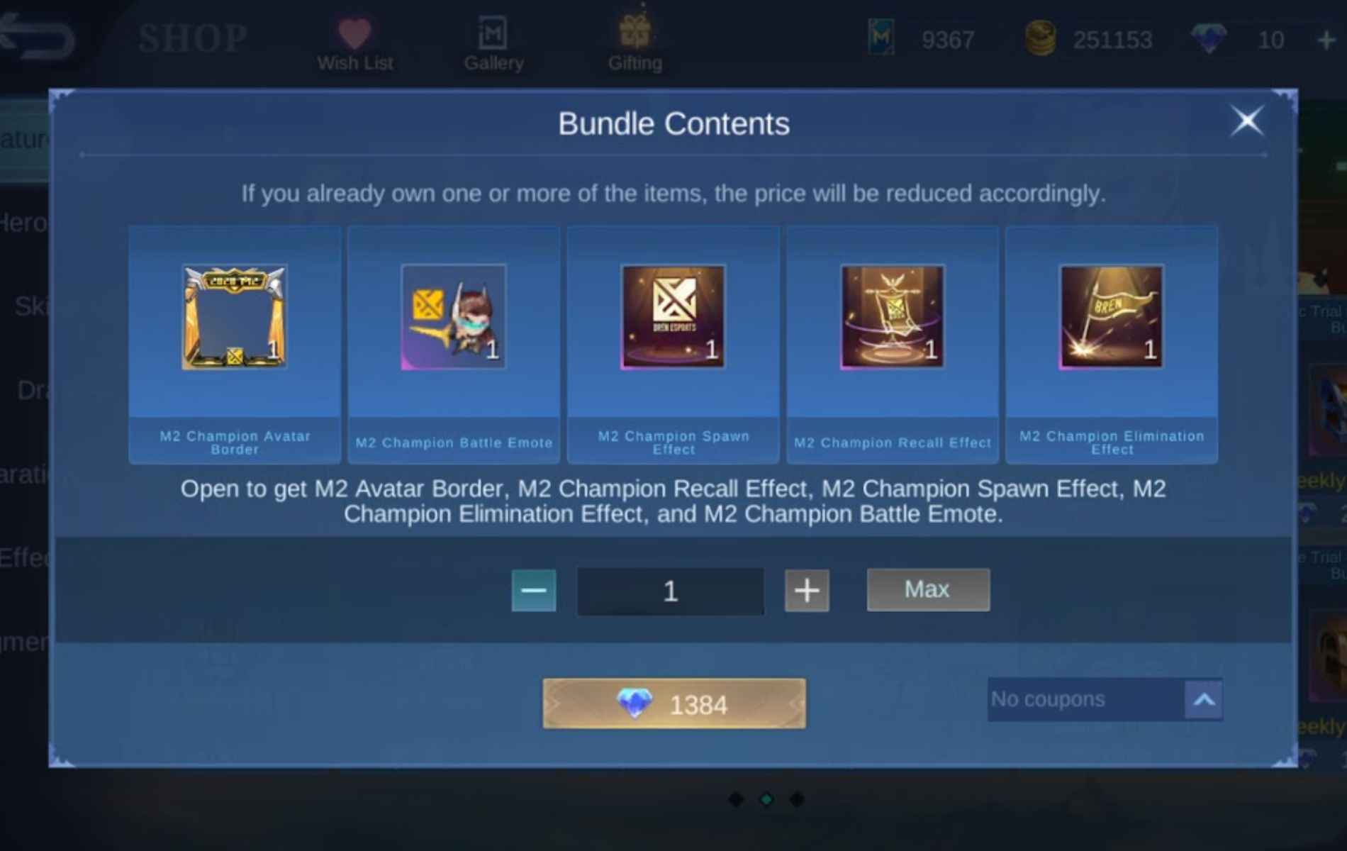 What's in the M2 Champion Bundle Mobile Legends (ML)? - Esports