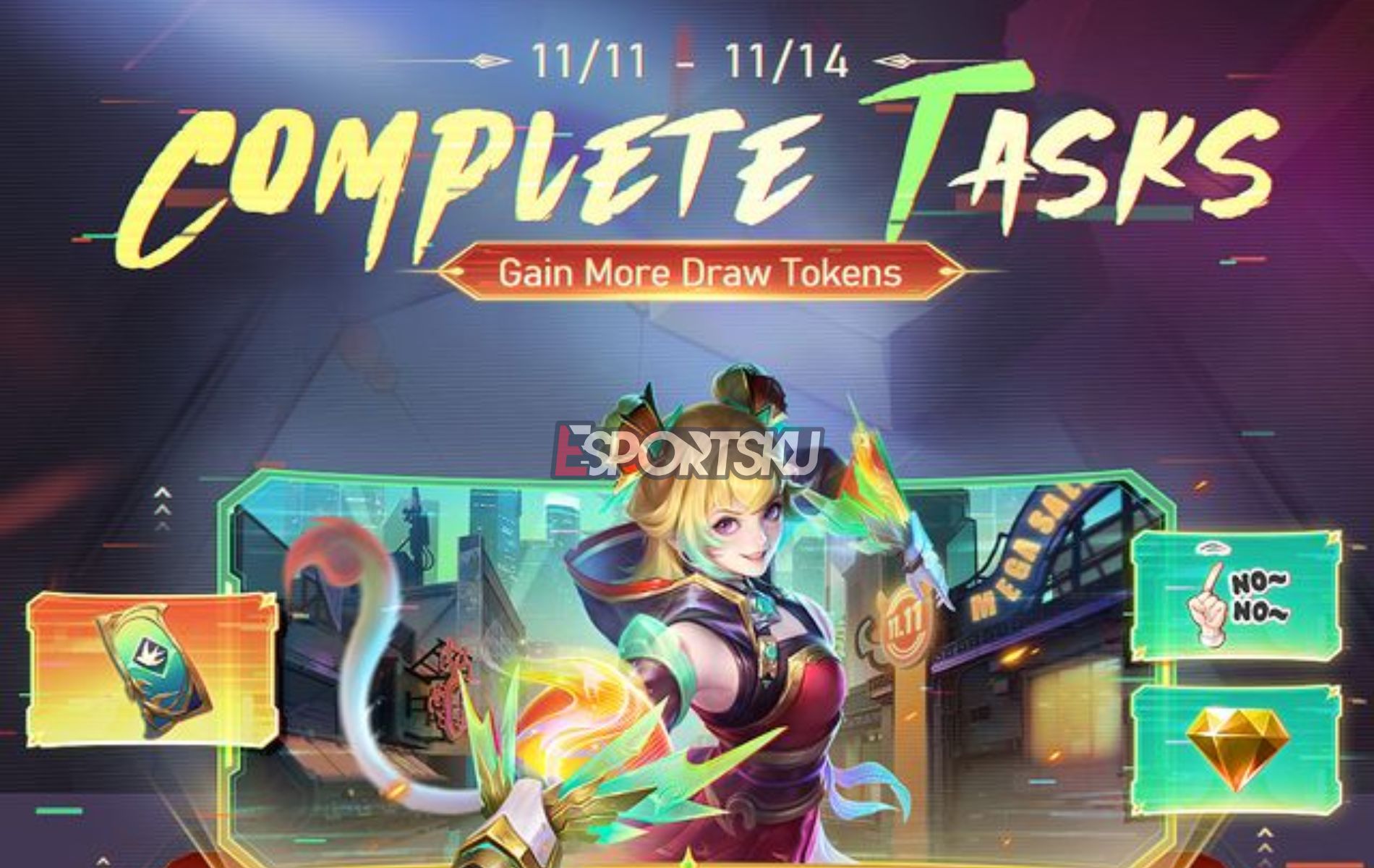 Misi Event 11.11 Promo Carnival 2023 Mobile Legends (ML) – Esportsku