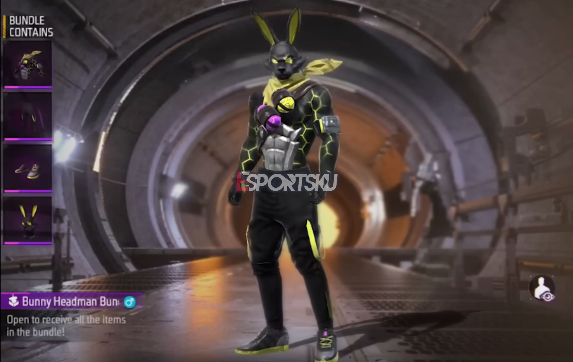 Perlu Berapa Diamond Dapat Bundle Bunny Headman Free Fire (FF)? – Esportsku