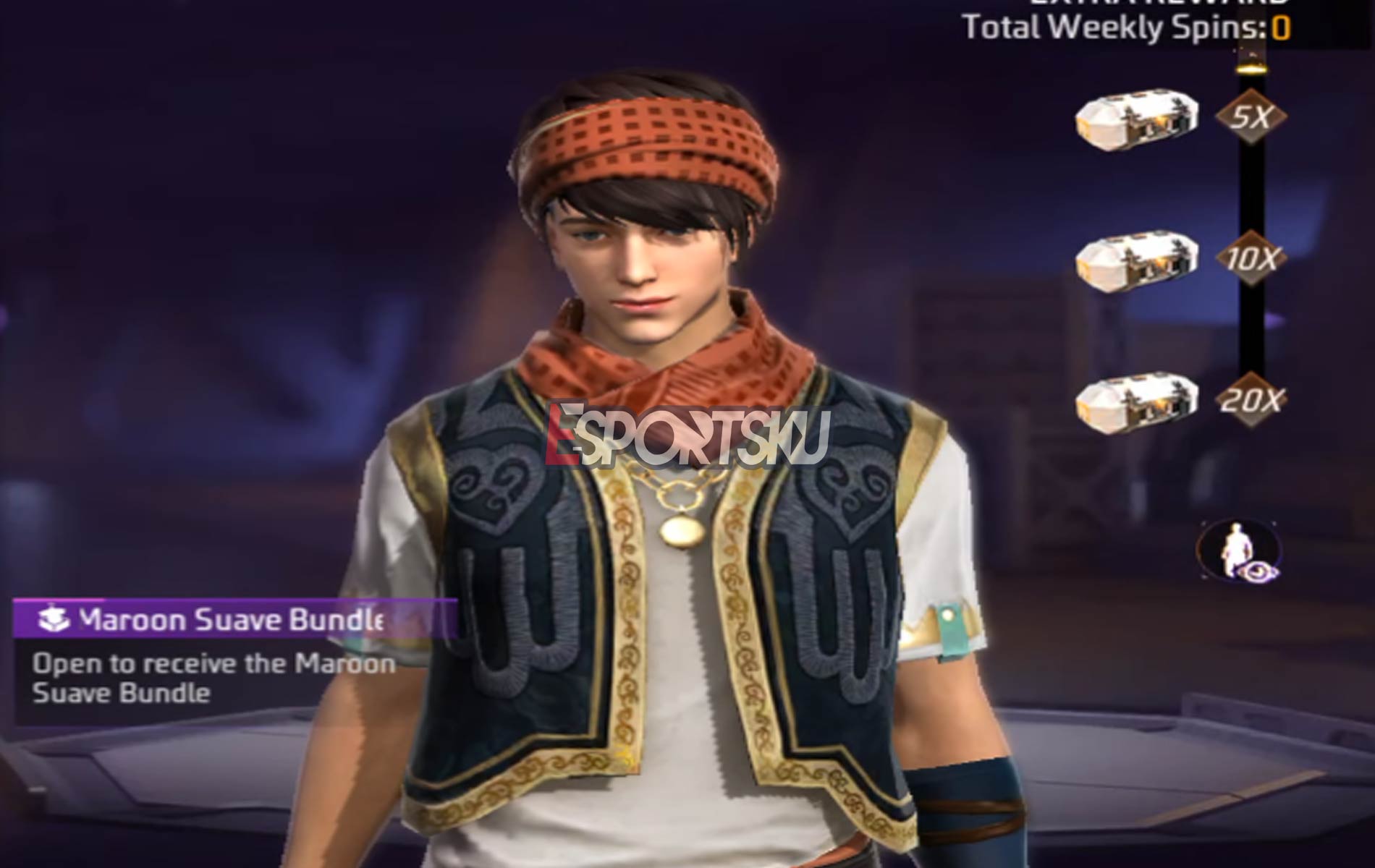 Bundle Gratis Tim Raffi Ahmad Free Fire (FF) – Esportsku