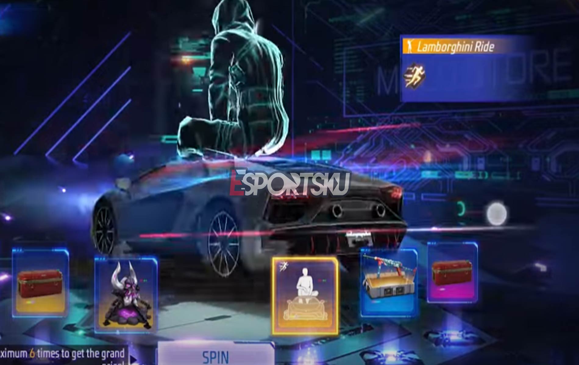 5 Cara Dapatkan Emote Lamborghini Ride Free Fire (FF) – Esportsku