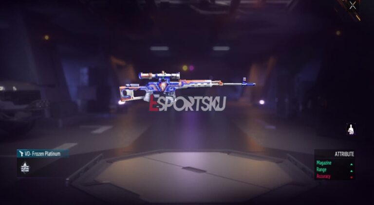 Cara Dapatkan Skin SVD Titanium Frozen Free Fire (FF) – Esportsku