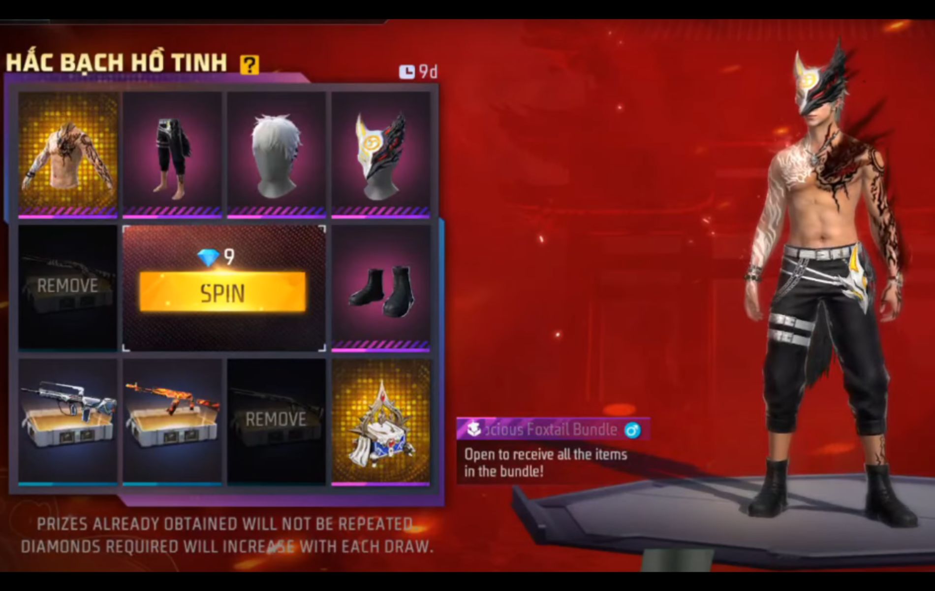 Leaks Event of the Ferocious Foxtail Bundle Free Fire (FF) - Esports