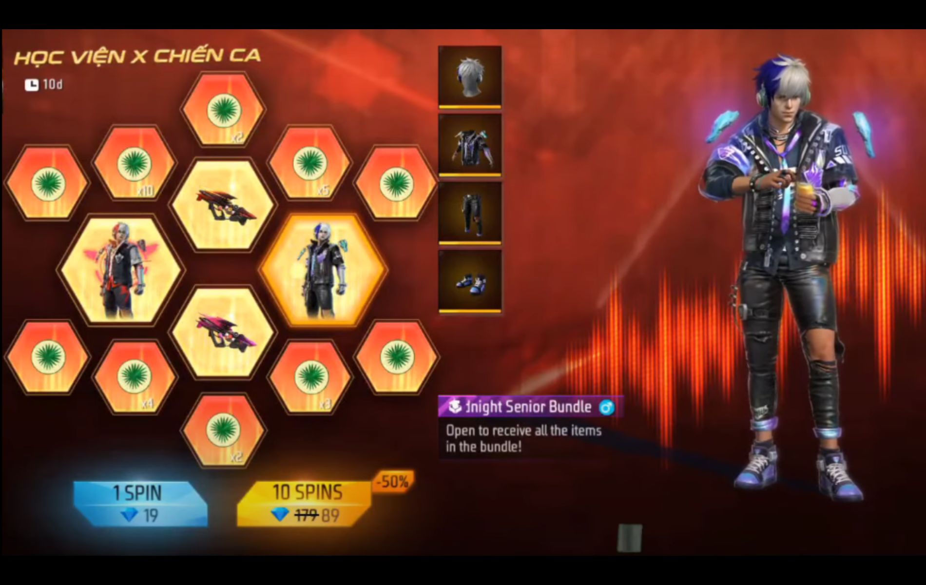 Leaks for the Event Bundle Rebel Academy Free Fire (FF) - Esports