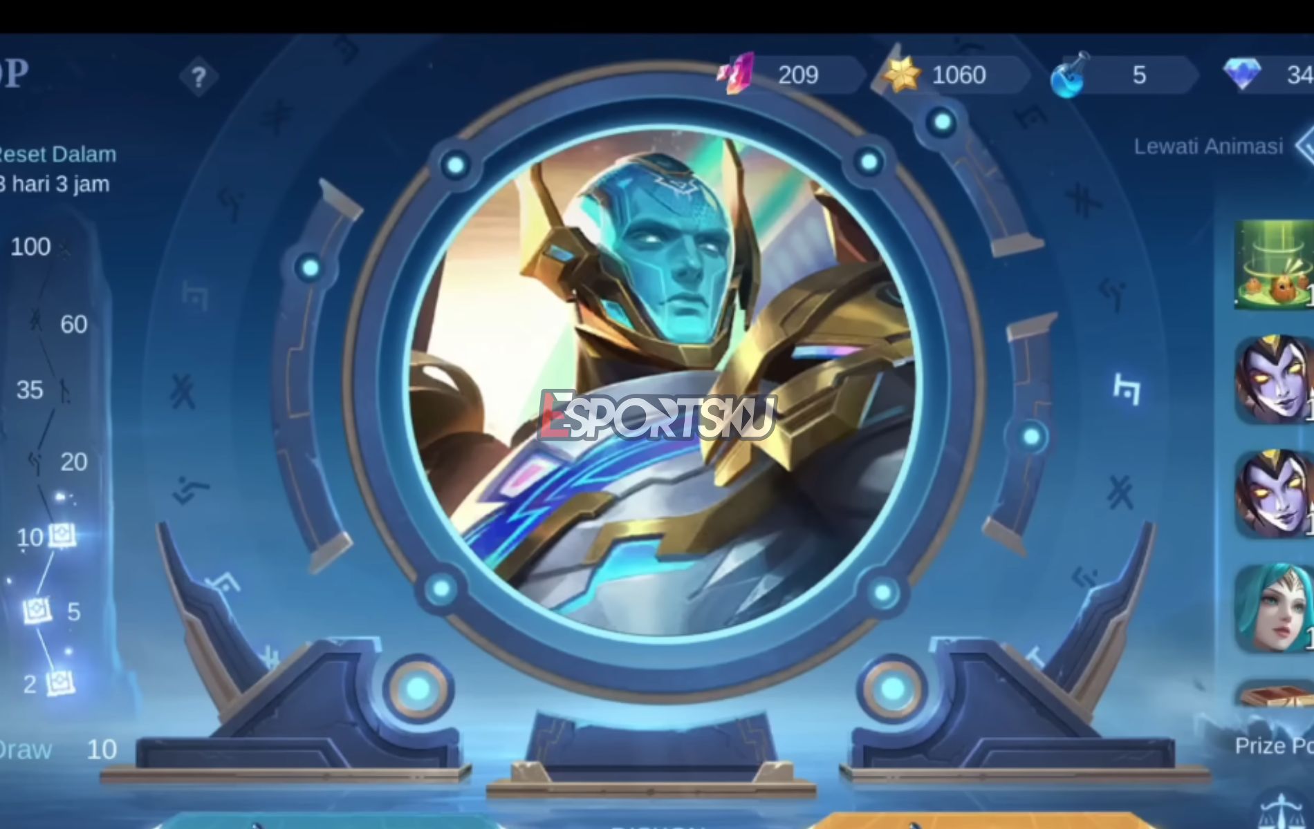 Berapa Magic Core Klaim Skin Legend Gord Conqueror Revamp Mobile ...