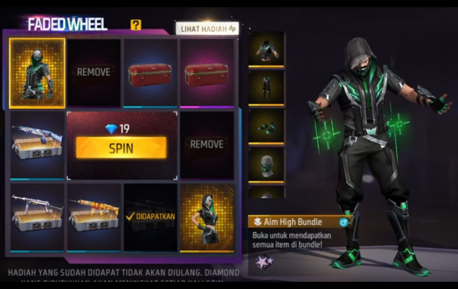 Butuh Berapa Diamond Aim High Bundle Free Fire (FF)? – Esportsku