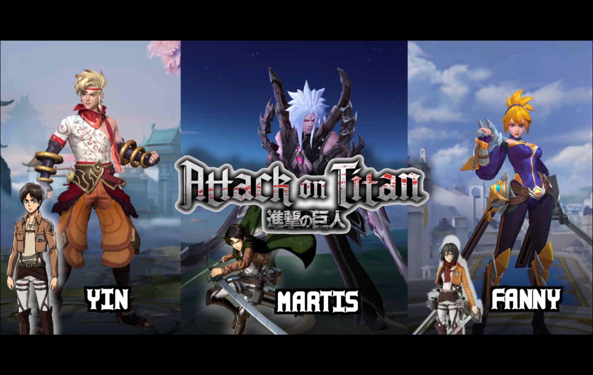 Hero Collaboration Skin Attack on Titan Mobile Legends (ML) - Esports