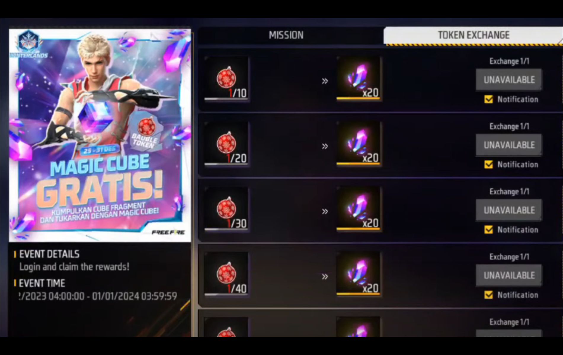 Ada Magic Fragment Gratis di Anniversary 8 Free Fire (FF), Buruan ...