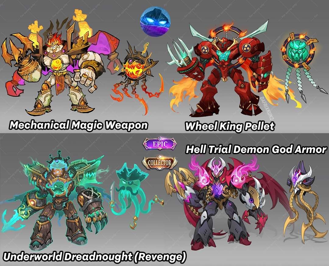 Survey Skin Collector Atlas Underworld Dreadnought Mobile Legends (ML) – Esportsku