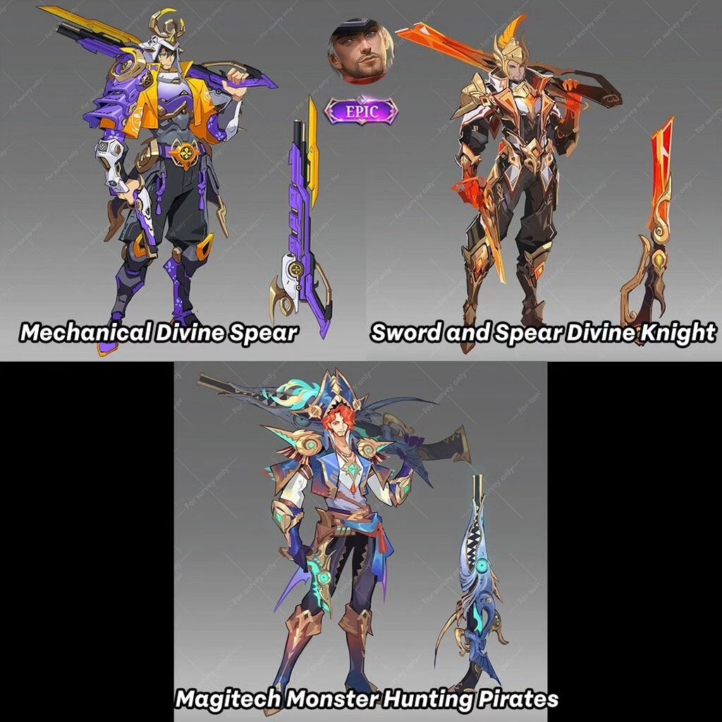 Survey Skin Epic Clint Sword Spear Knight Mobile Legends (ML) - Esports