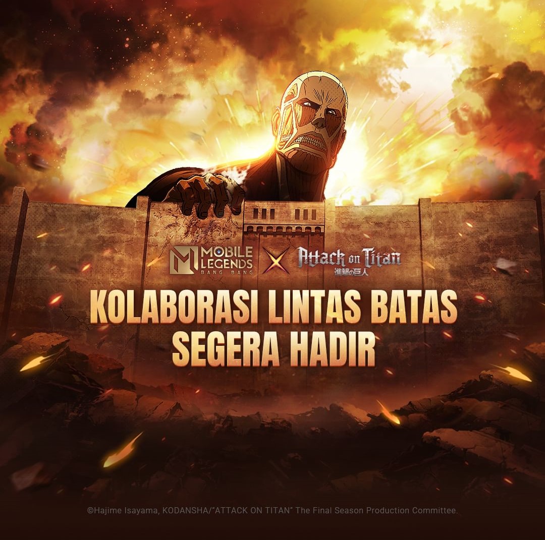Akhirnya Jadi! Mobile Legends Kolaborasi dengan Attack On Titan – Esportsku