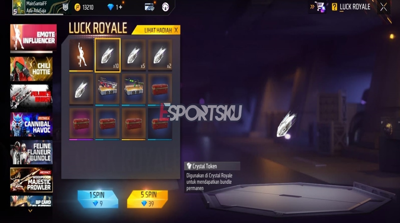 5 Cara Dapatkan Token Crystal Free Fire (FF) – Esportsku