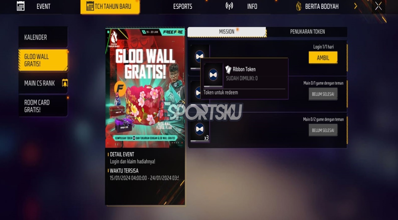 5 Cara Dapatkan Token Ribbon Free Fire (FF) – Esportsku