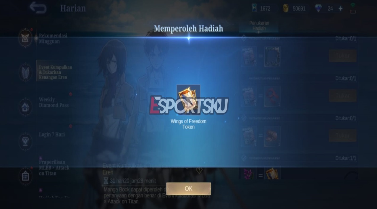 5 Cara Dapatkan Token Wings of Freedom Mobile Legends (ML) – Esportsku