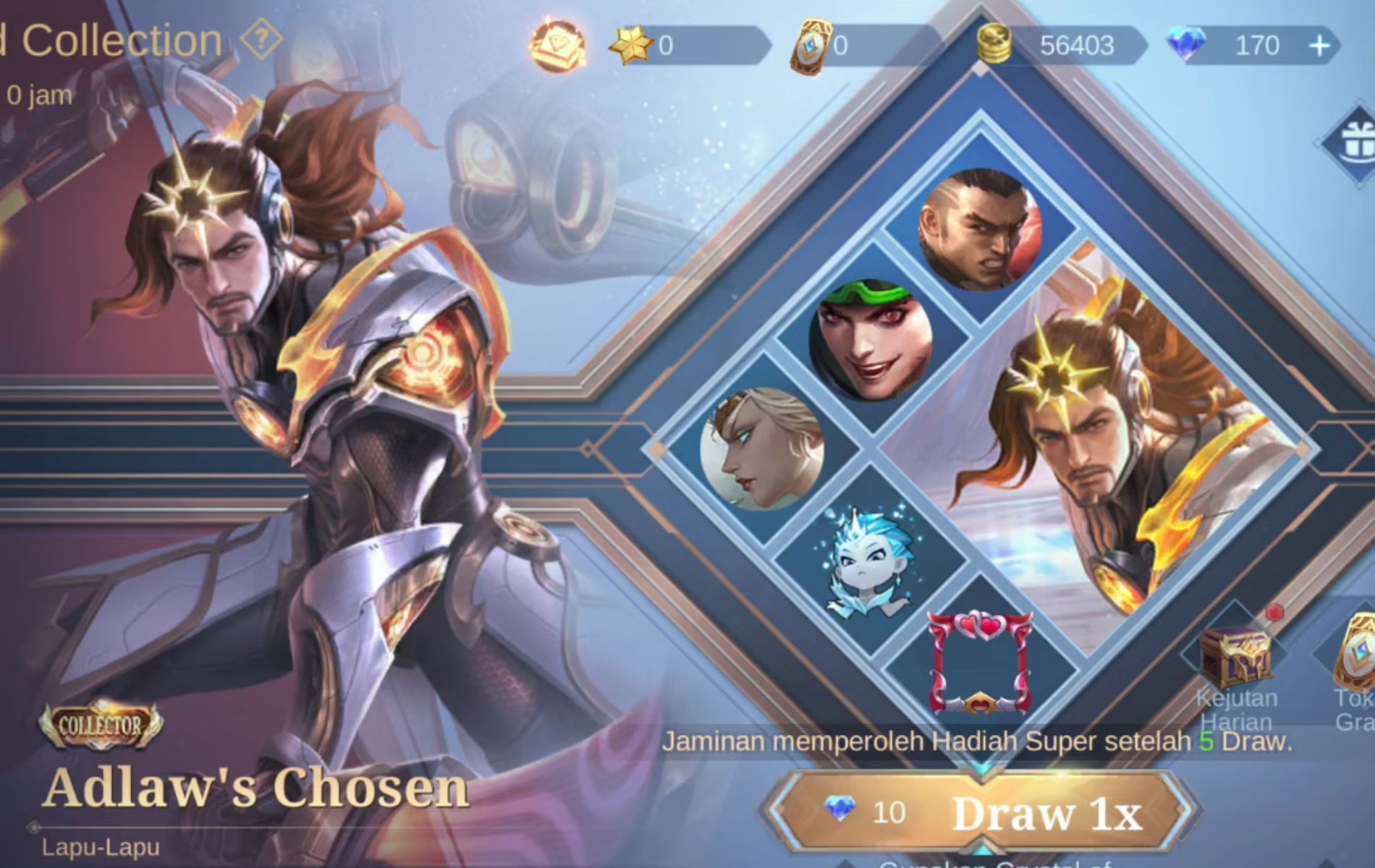 Drop Rate Grand Collection Lapu-Lapu Mobile Legends (ML) - Esports