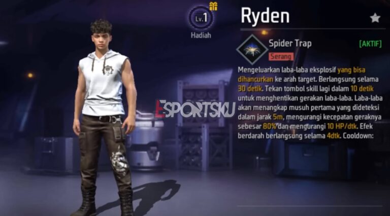 5 Tips Counter Karakter Ryden Free Fire (FF) – Esportsku