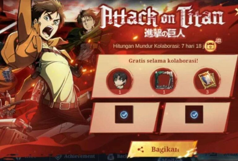 Hadiah Gratis Event Attack on Titan X Mobile Legends (ML) – Laman 3 ...