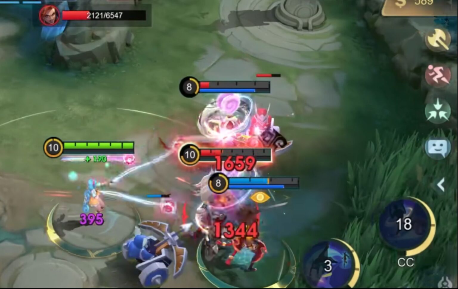 Fighter Pakai Item War Axe Atau Hunter Strike Mobile Legends (ML ...