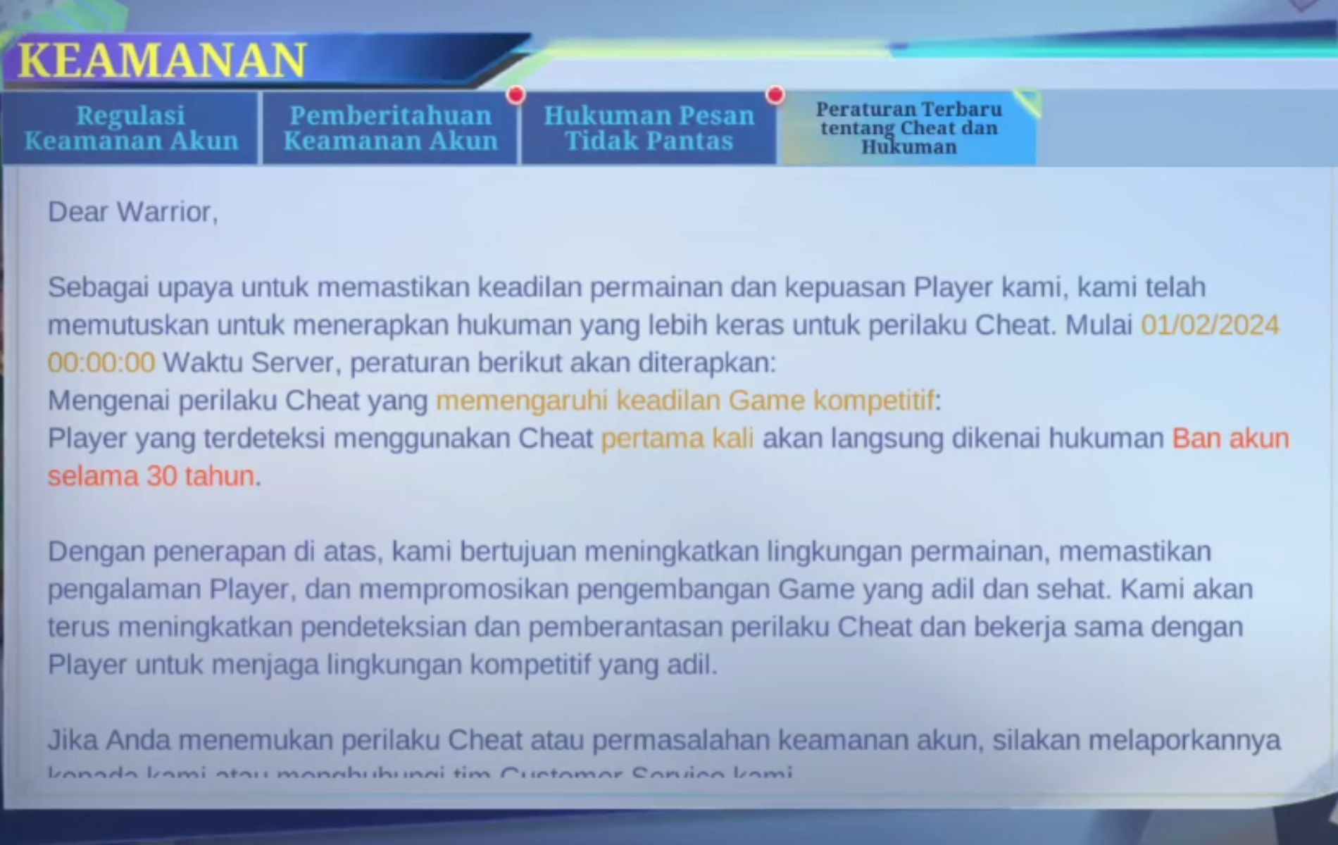 Ban 30 Year Old Mobile Legends (ML) Accounts, Don't Do This! - Esports