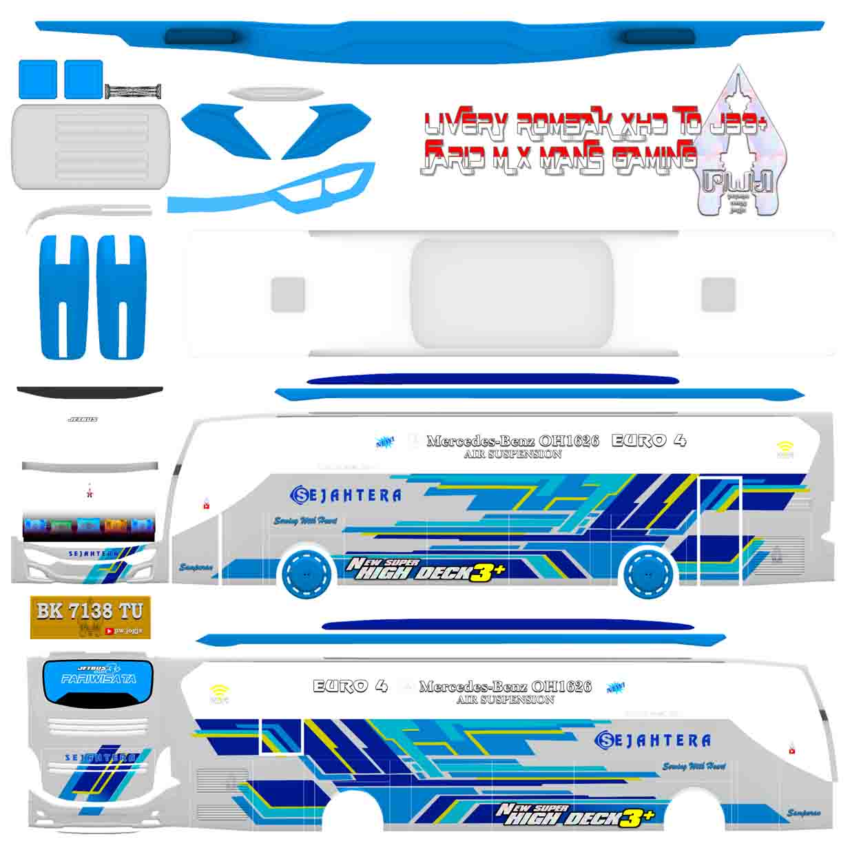 30+ Livery BUSSID XHD Rombak To JB3, Cek Disini! – Esportsku