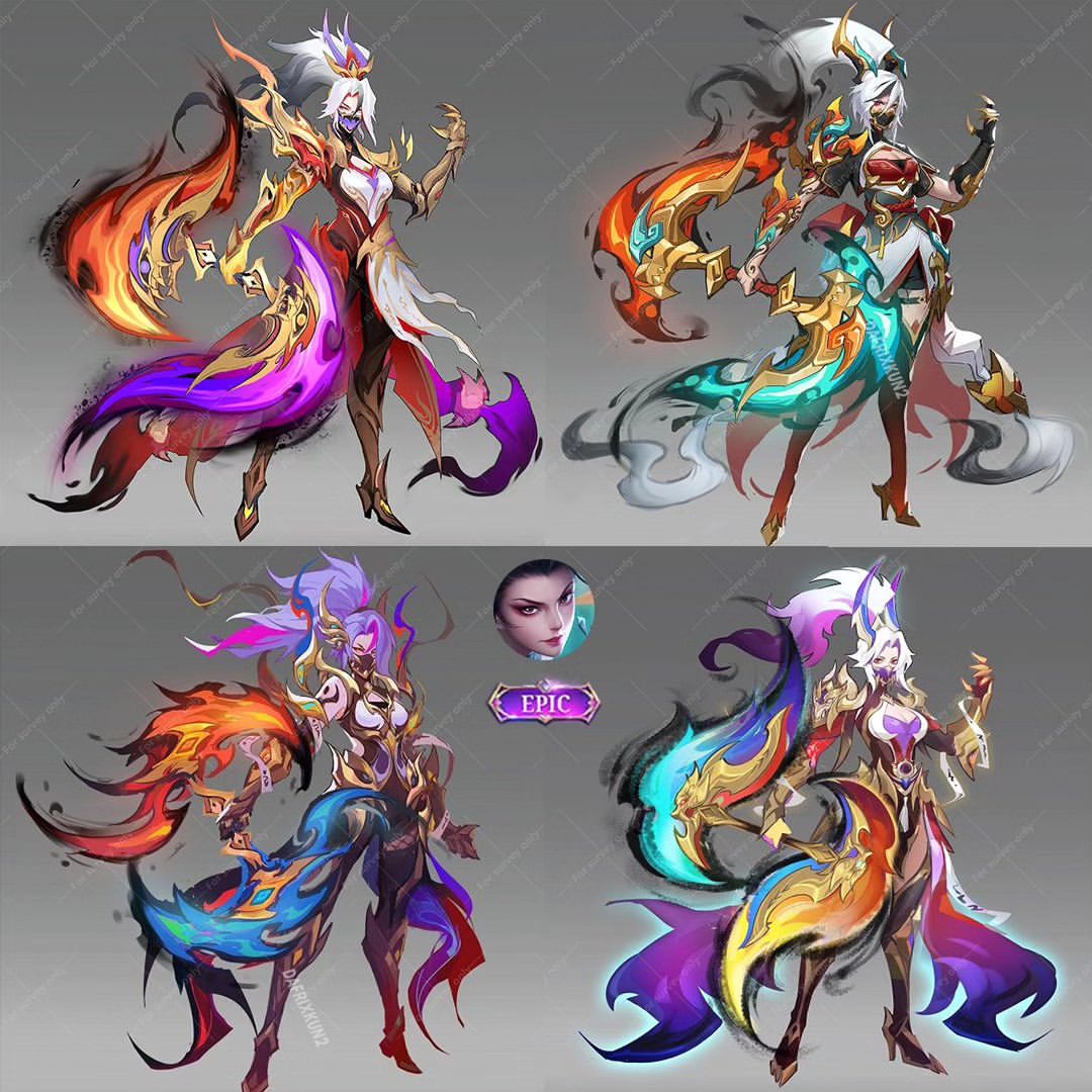 Survey Skin Epic Hanabi Phoenix Mobile Legends (ML) - Esports