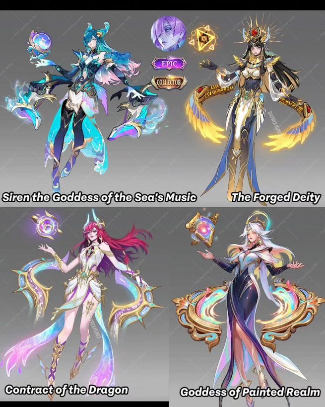 Survey Skin Collector Novaria Goddes of Painted Mobile Legends (ML ...