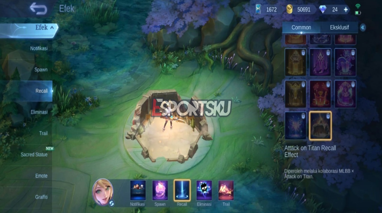 5 Cara Dapatkan Efek Recall Attack on Titan Mobile Legends (ML) – Esportsku