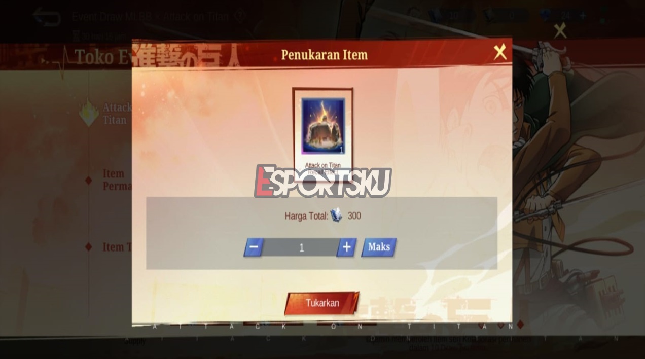 5 Cara Dapatkan Efek Recall Attack on Titan Mobile Legends (ML) – Esportsku