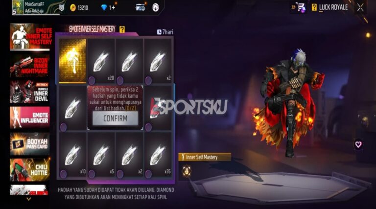 5 Cara Dapatkan Emote Inner Self Mastery Free Fire (FF) – Esportsku