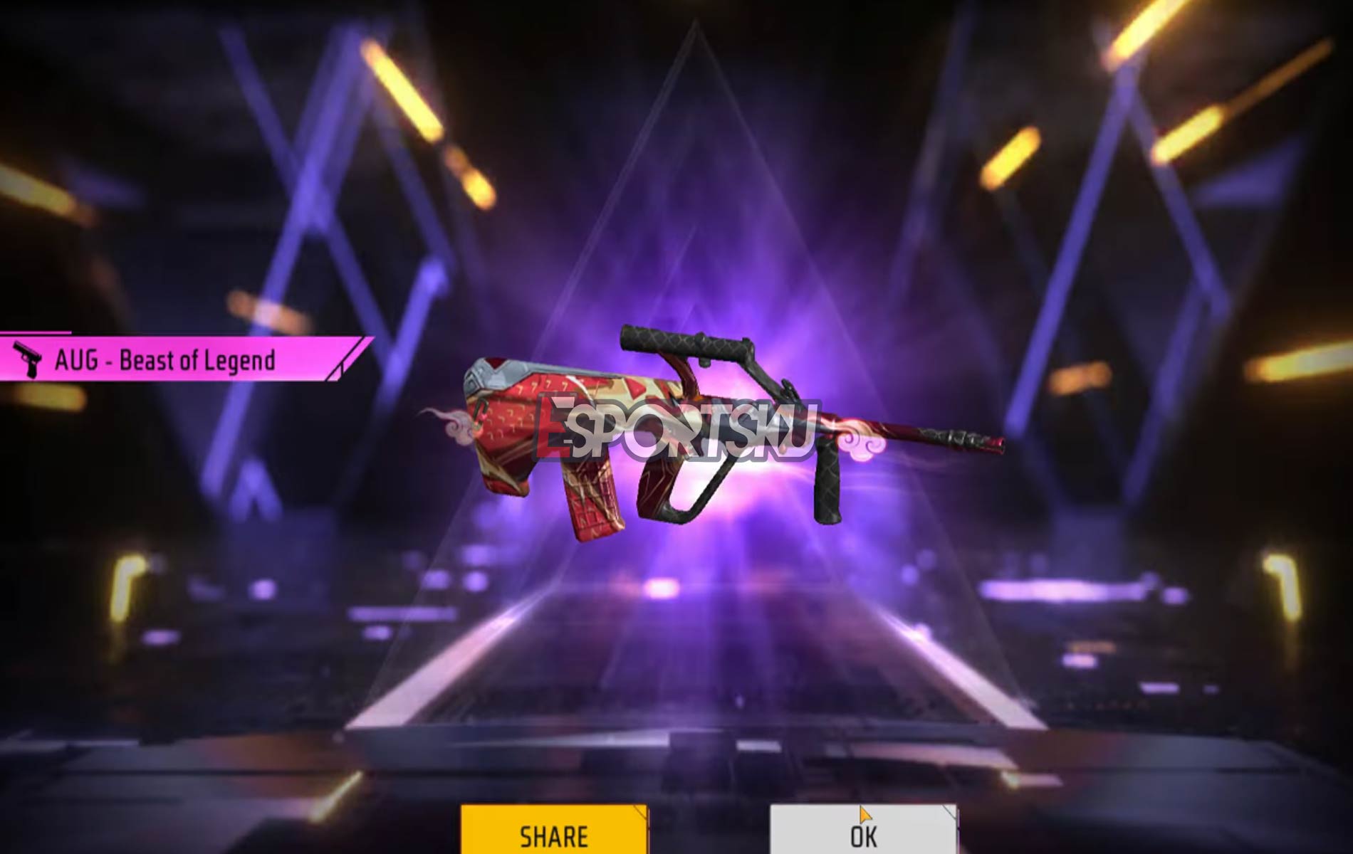 5 Cara Dapatkan Skin Aug Beast of Legend Free Fire (FF) – Esportsku