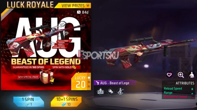 5 Cara Dapatkan Skin Aug Beast of Legend Free Fire (FF) – Esportsku