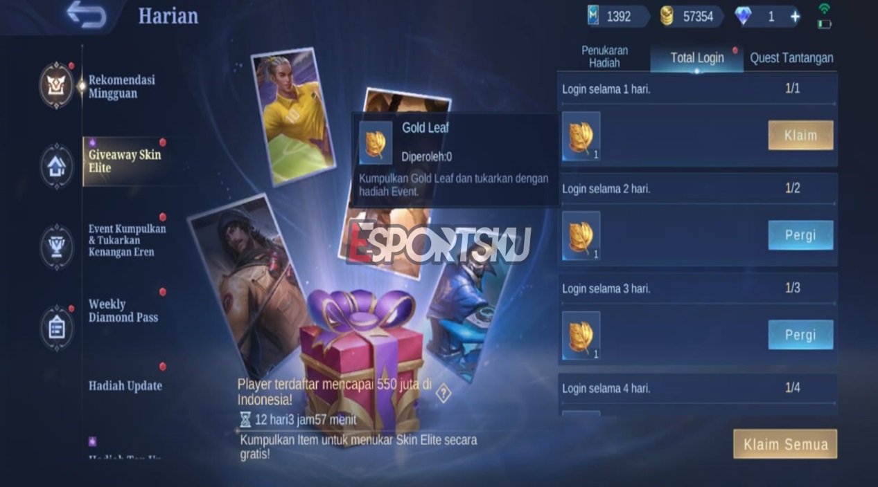 5 Cara Dapatkan Token Gold Leaf Mobile Legends (ML) – Esportsku