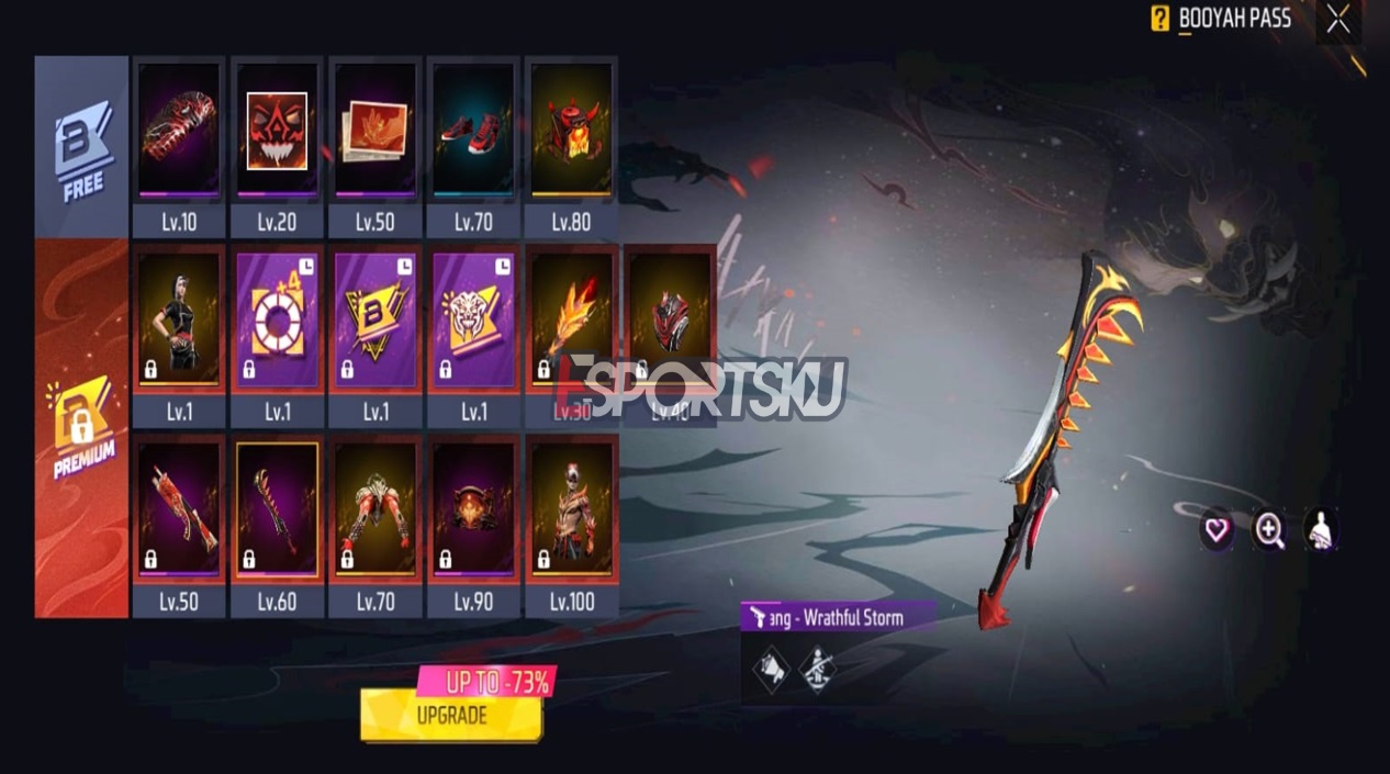 5 Cara Dapatkan Skin Parang Wrathful Storm Free Fire (FF) – Esportsku
