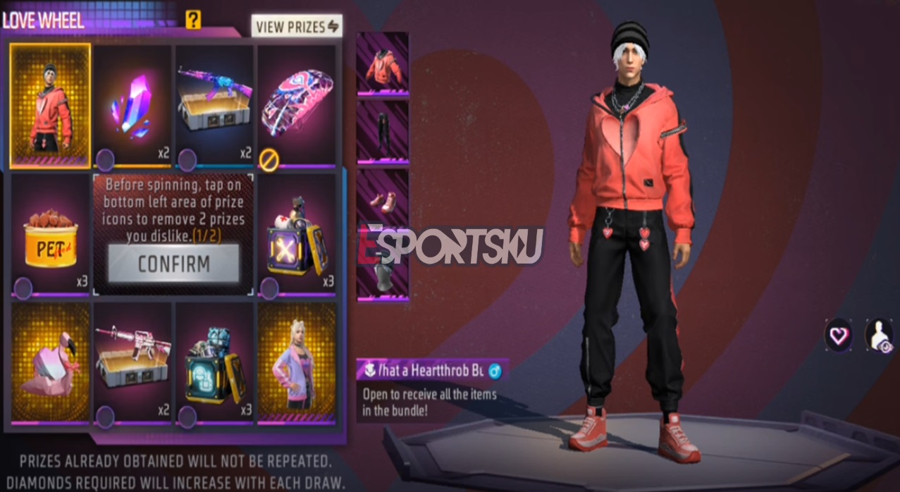 Kapan Rilis Bundle What A Heartthrob di Free Fire (FF)? – Esportsku