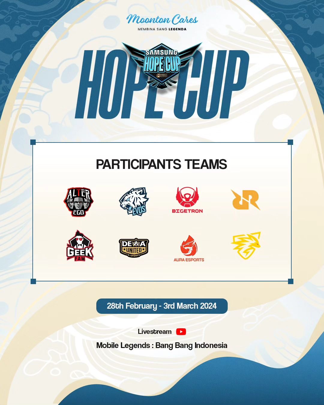 Hope Cup, Turnamen Pra Season dari Moonton Cares sebelum memulai MPL ...