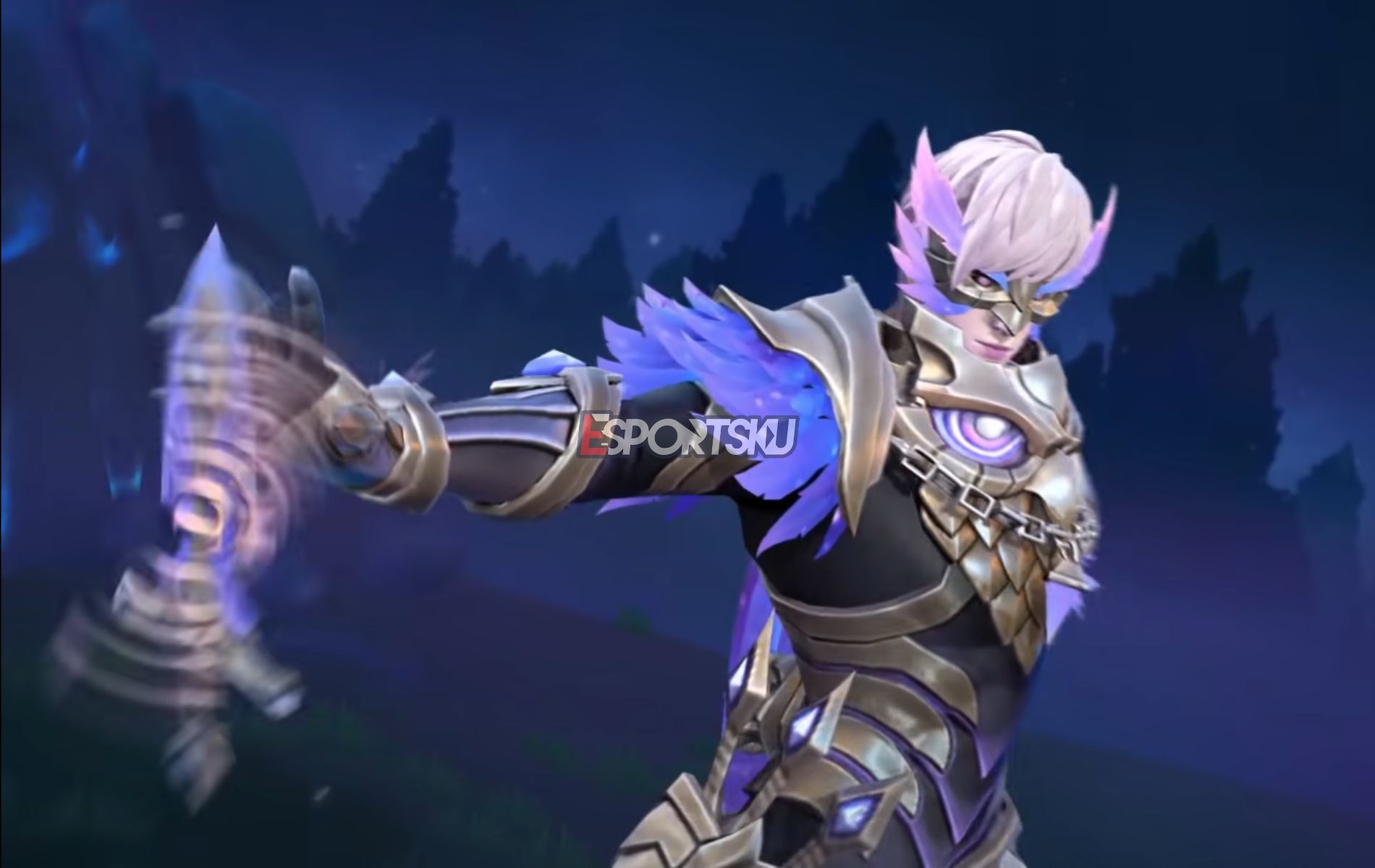 Tampilan Skin Collector Gusion Night Owl Mobile Legends (ML) – Esportsku