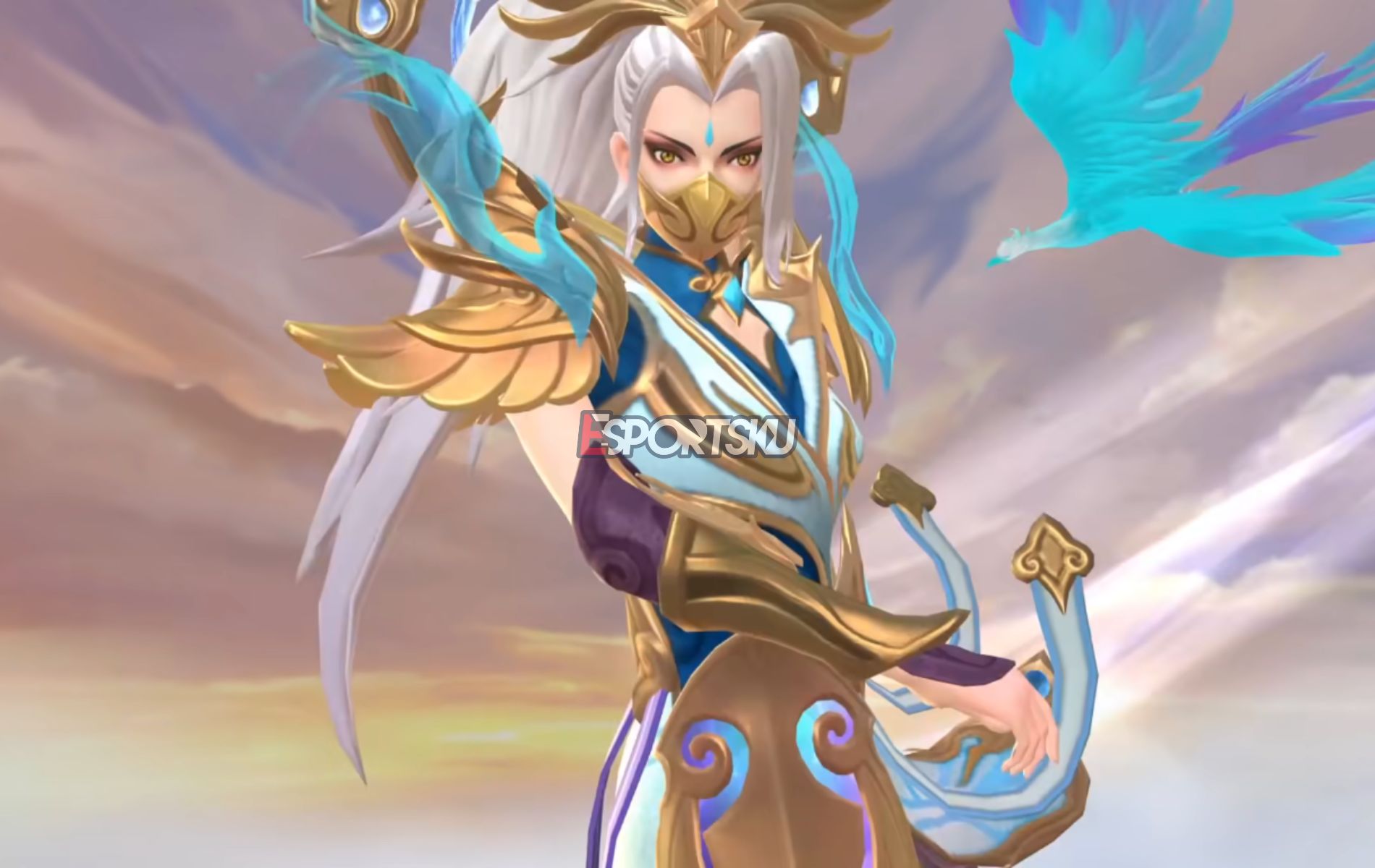 Tampilan Skin Collector Hanabi Riverland Phoenix Mobile Legends (ML ...