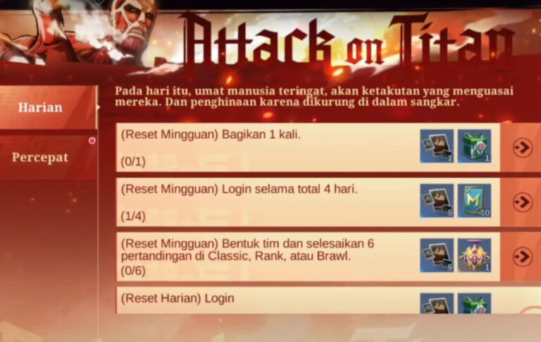 Kunci Jawaban Quest Kenangan Spesial Eren MLBB x AoT – Esportsku