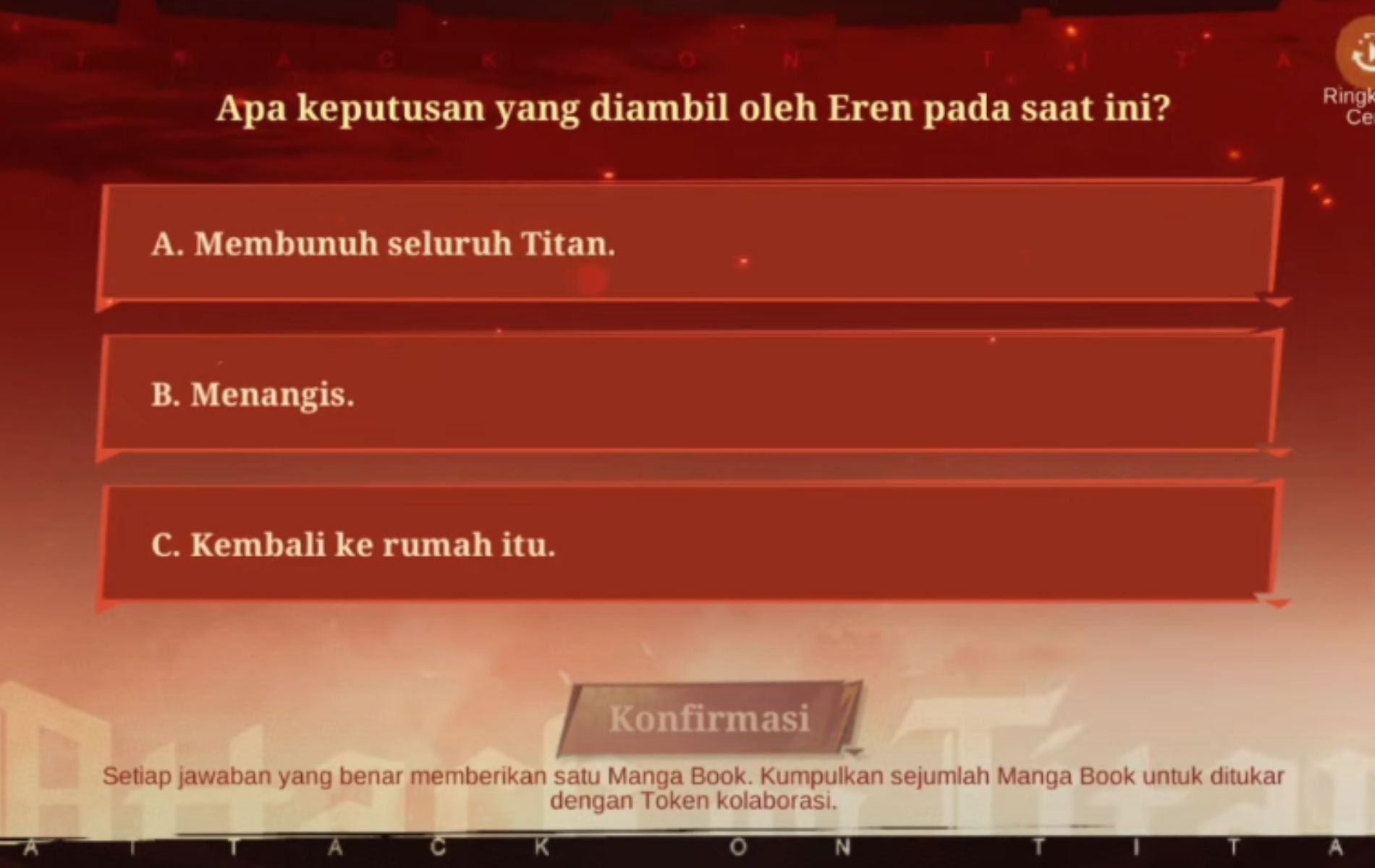 How to Get Attack on Titan Manga Event Items Mobile Legends (ML ...